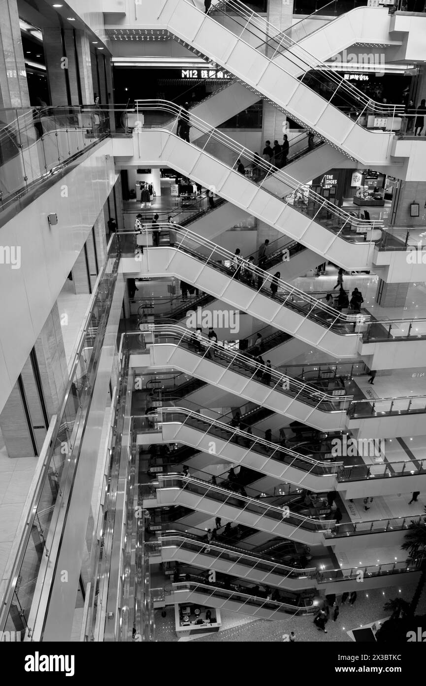 Shopping center interior, china Stock Photo - Alamy