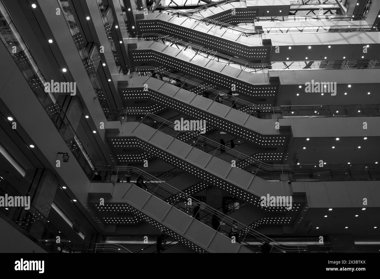 Shopping center interior, china Stock Photo - Alamy