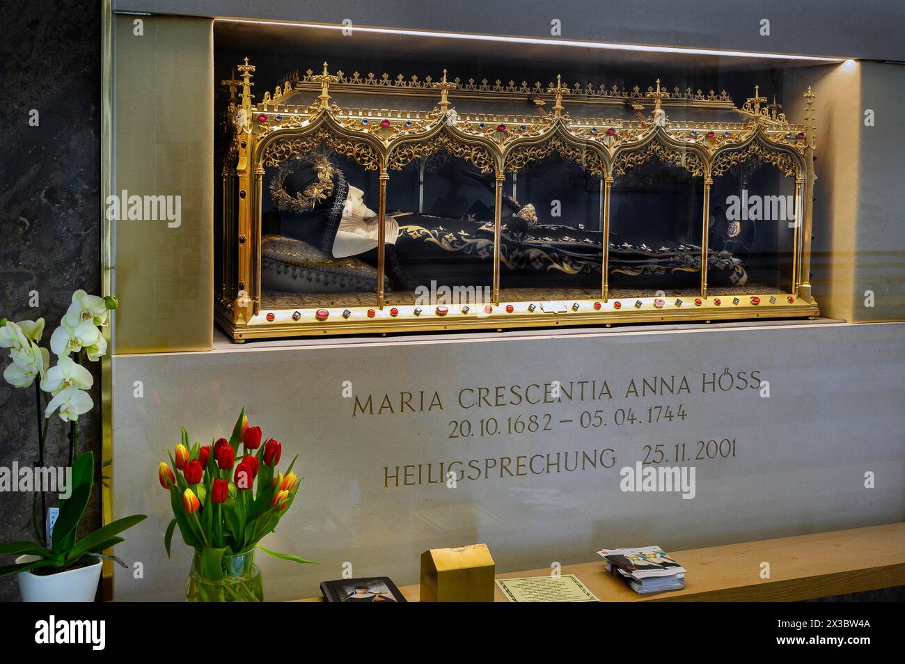Tomb of Maria Crescentia Hoess, Crescentia Monastery Church, Kaufbeuern ...