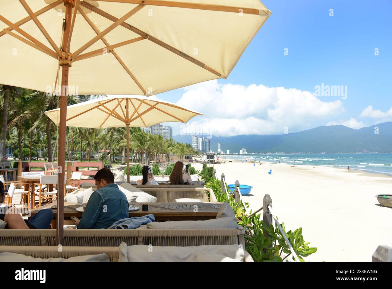 The East West Brewery Taproom & restaurant by the beach in Da Nang ...