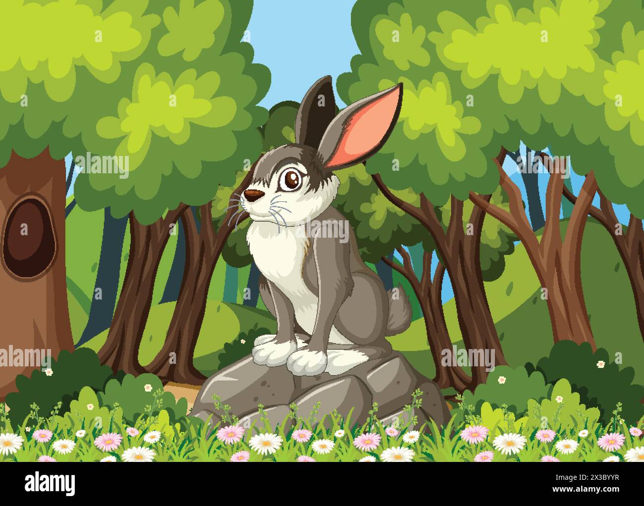 Illustrated flora and fauna hi-res stock photography and images - Alamy