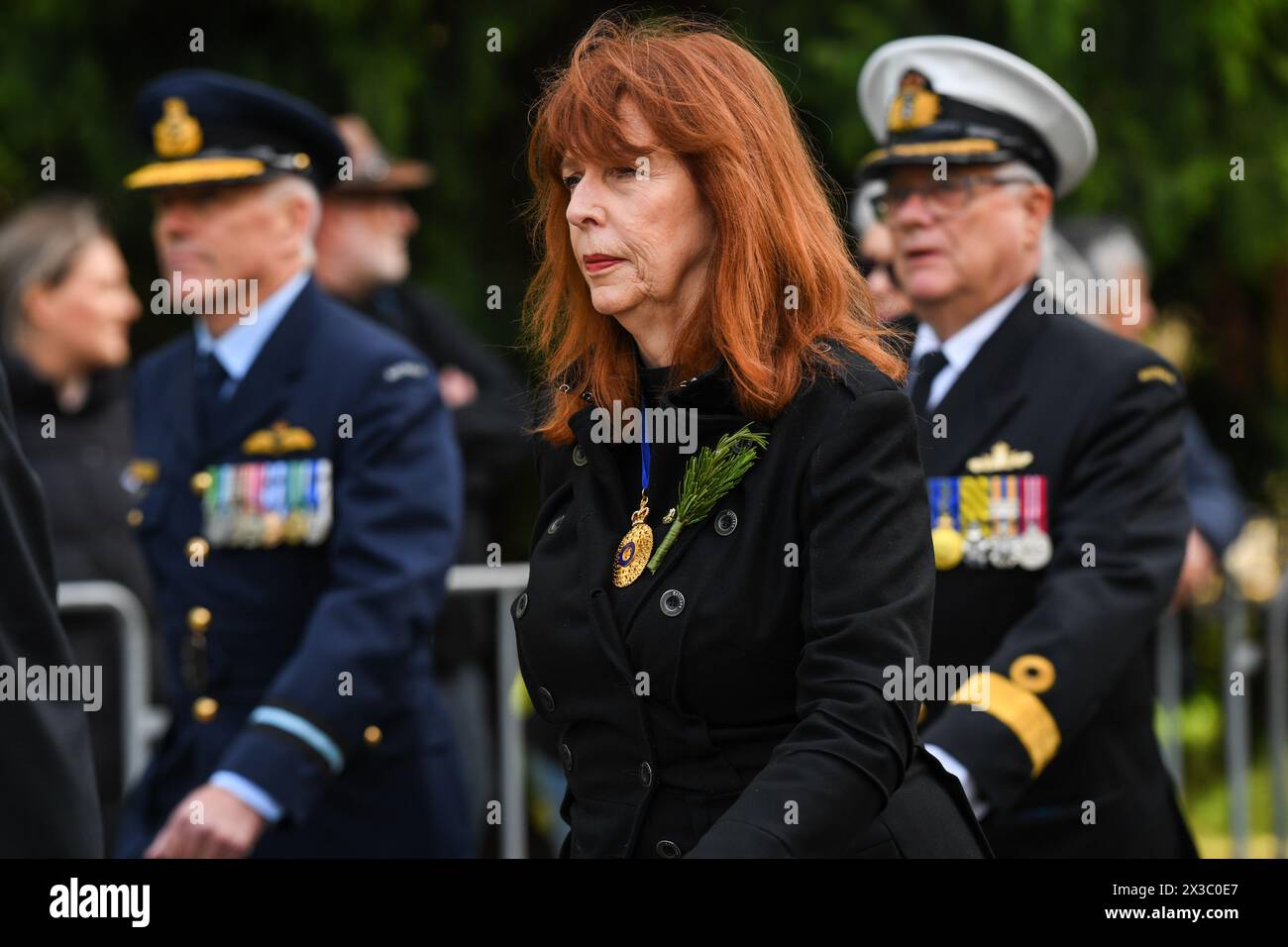 Melbourne, Australia. 25th Apr, 2024. Governor of Victoria Professor ...