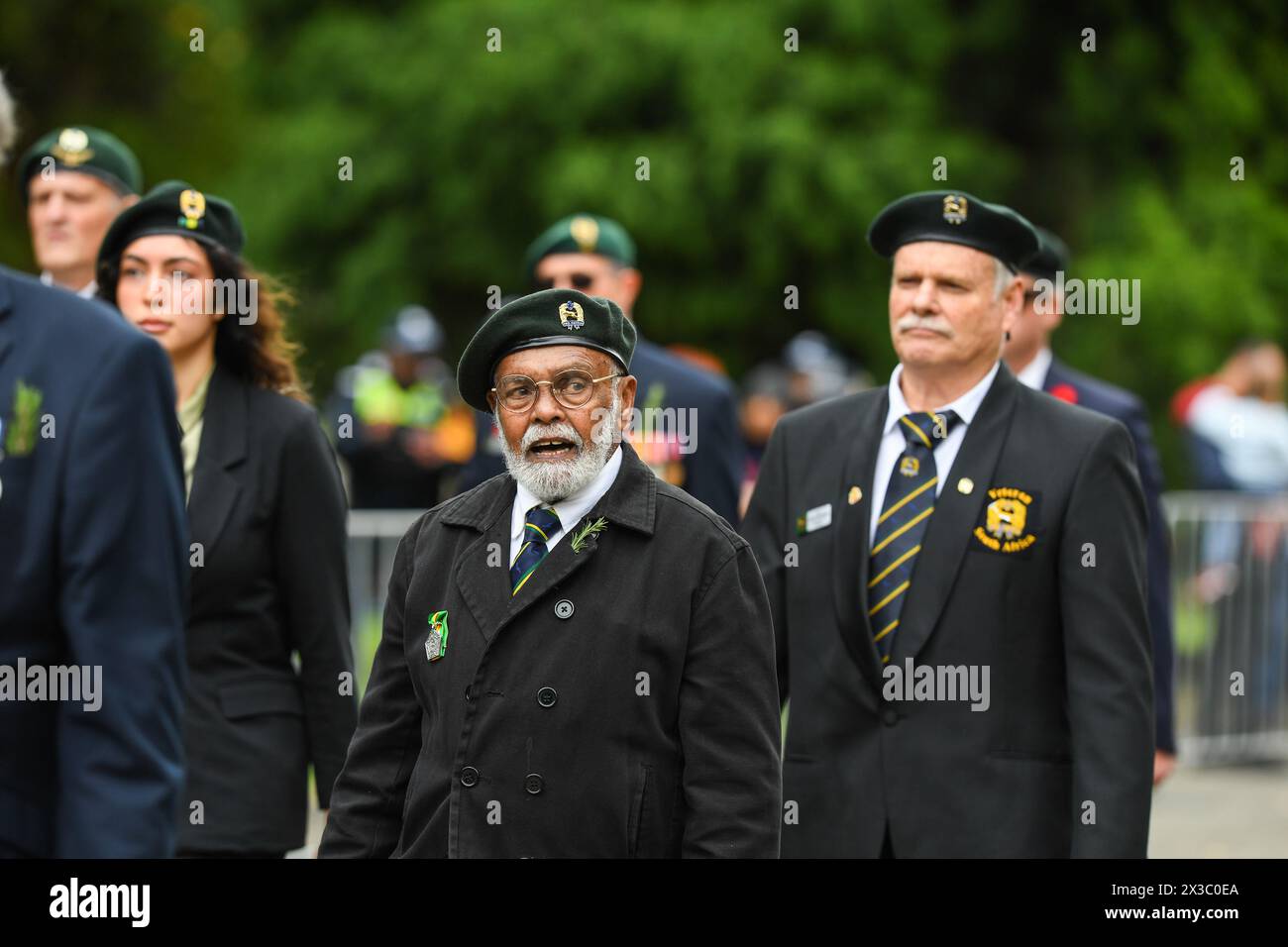 Melbourne, Australia. 25th Apr, 2024. South African veterans are ...
