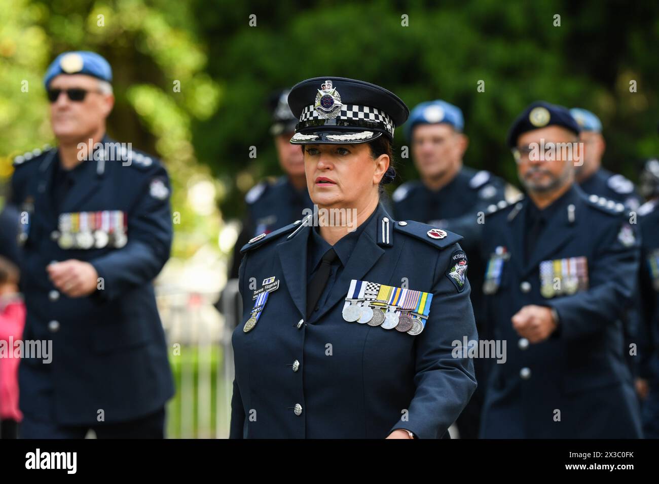 Melbourne, Australia. 25th Apr, 2024. Acting Assistant Commissioner of ...