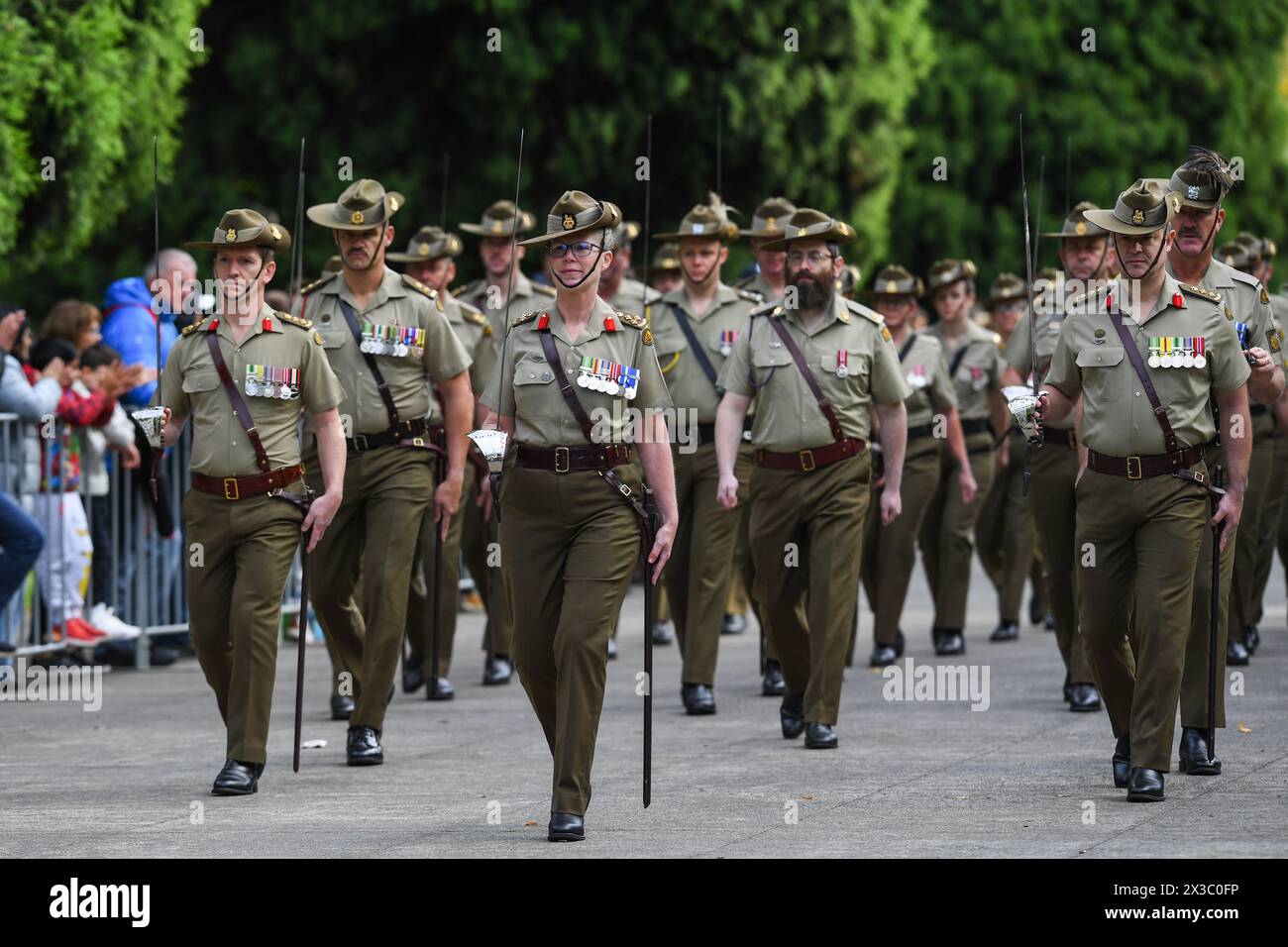 Melbourne, Australia. 25th Apr, 2024. Royal Australian Army Ordnance ...