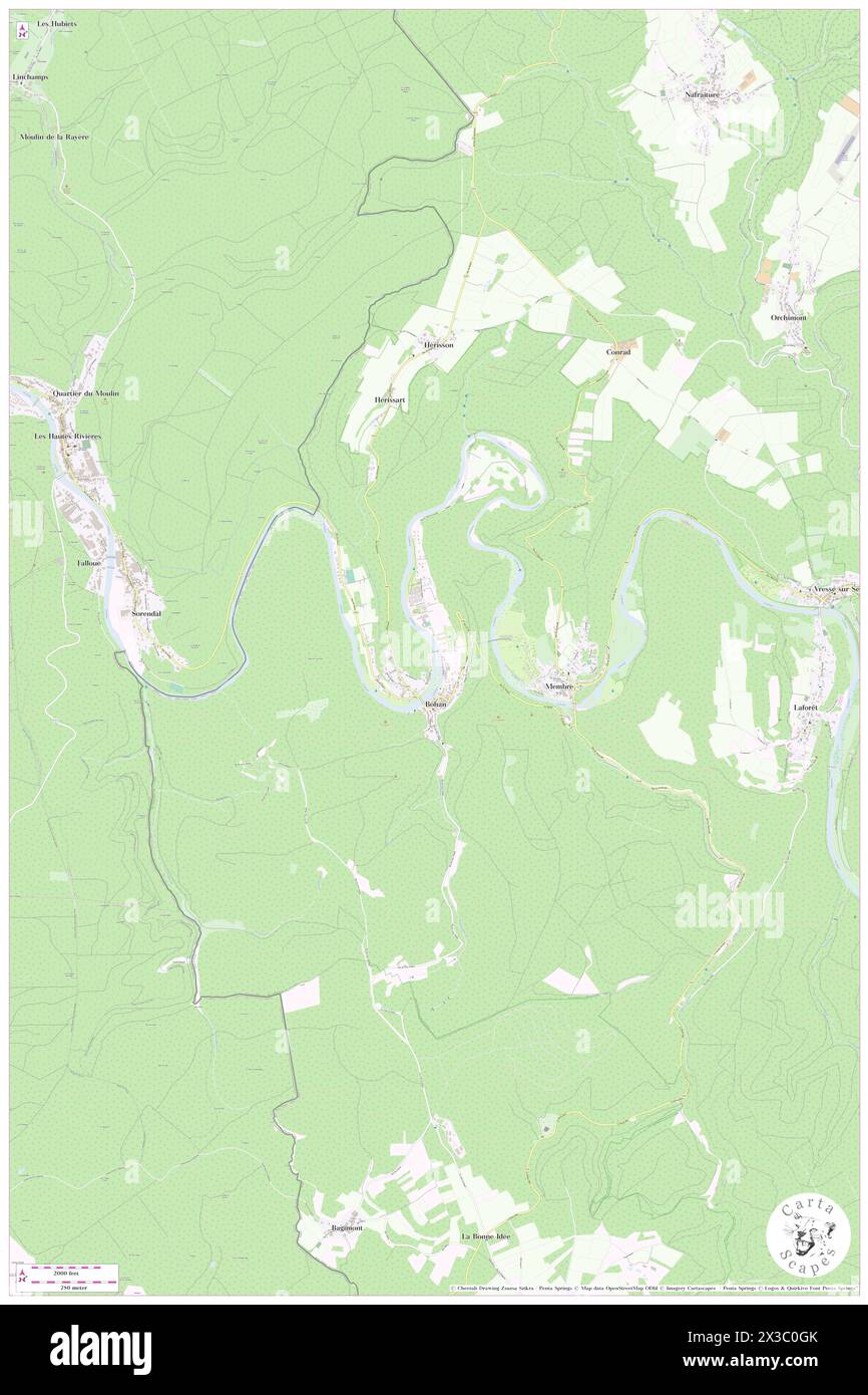 Destroyed Bridge of Bohan, Province de Namur, BE, Belgium, Wallonia, N ...