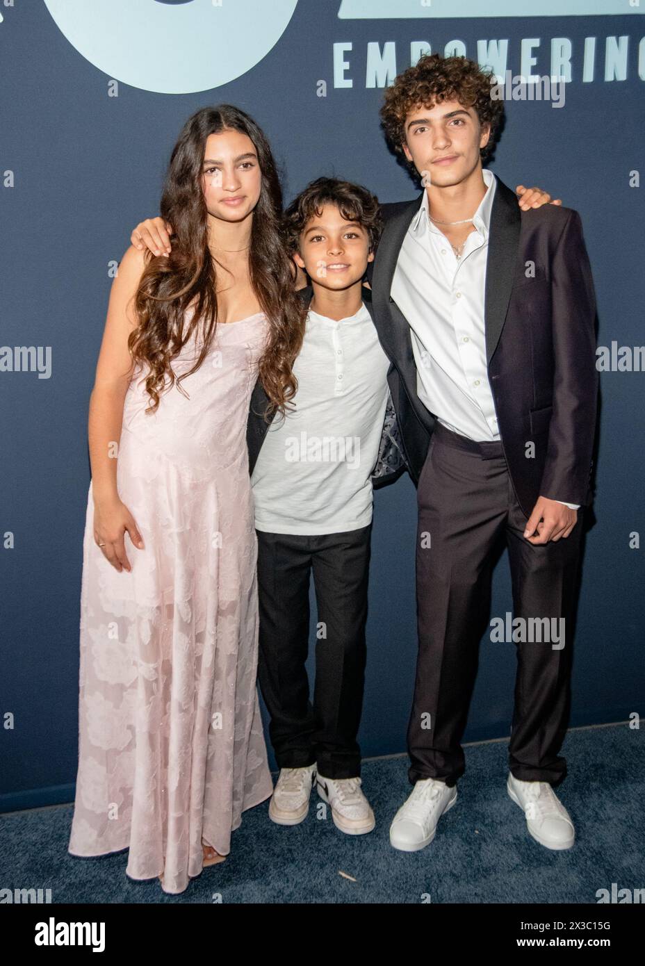 AUSTIN, TEXAS - APRIL 25: (L-R) vida Alves McConaughey, Livingston ...