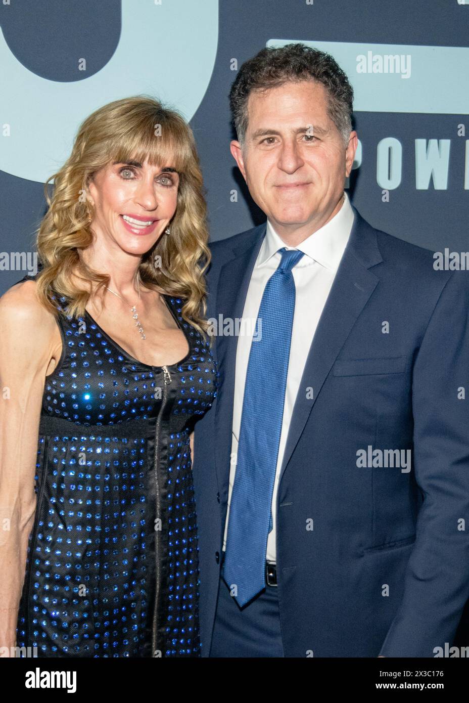 AUSTIN, TEXAS - APRIL 25: Michael Dell and Sussan Dell attend the 2024 ...