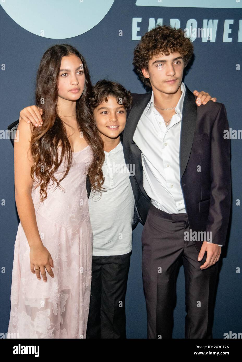 AUSTIN, TEXAS - APRIL 25: (L-R) vida Alves McConaughey, Livingston ...