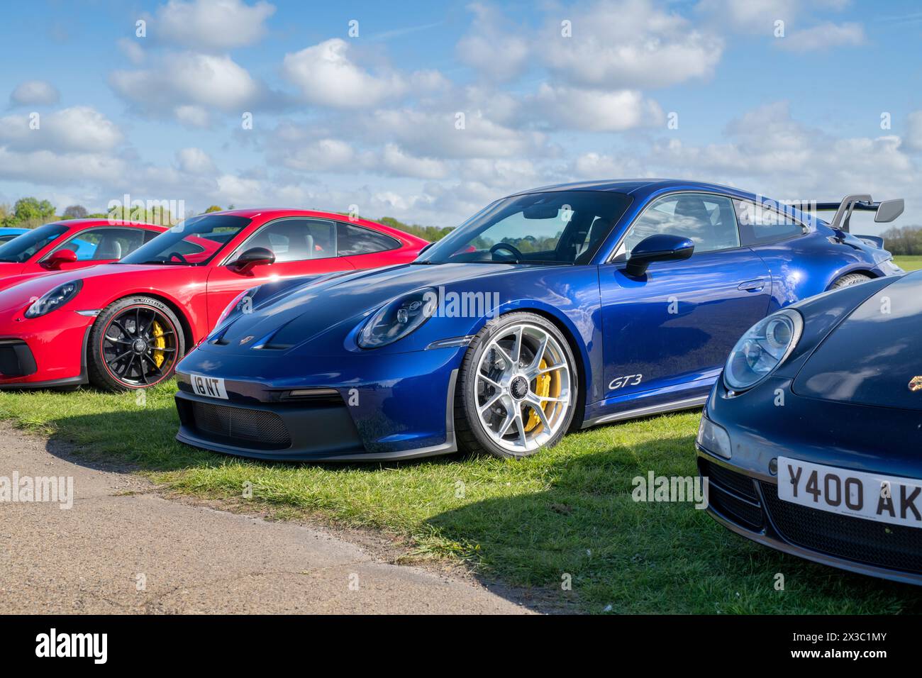 Porsche Cars at Bicester Heritage Centre Sunday Scramble. Bicester ...