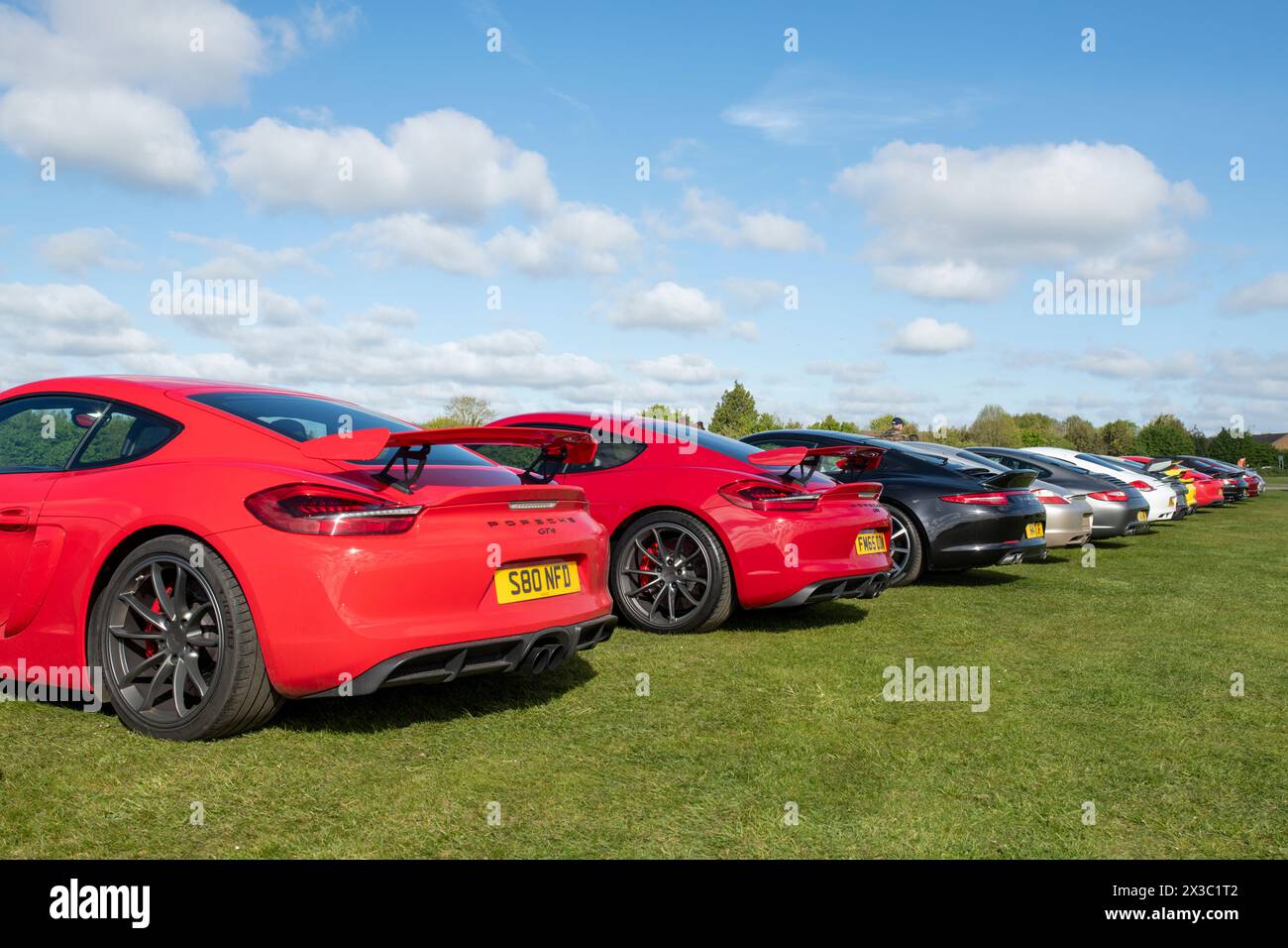 Porsche Cars at Bicester Heritage Centre Sunday Scramble. Bicester ...