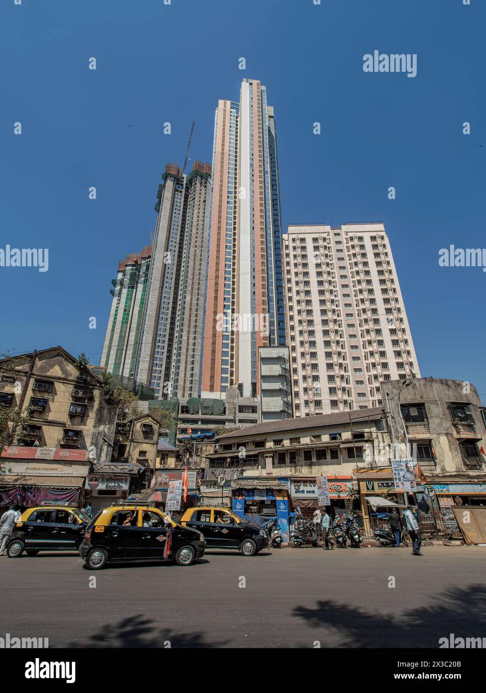 02 25 2024 New High rise Building at Jacob Circle Saat Rasta nao Sant ...