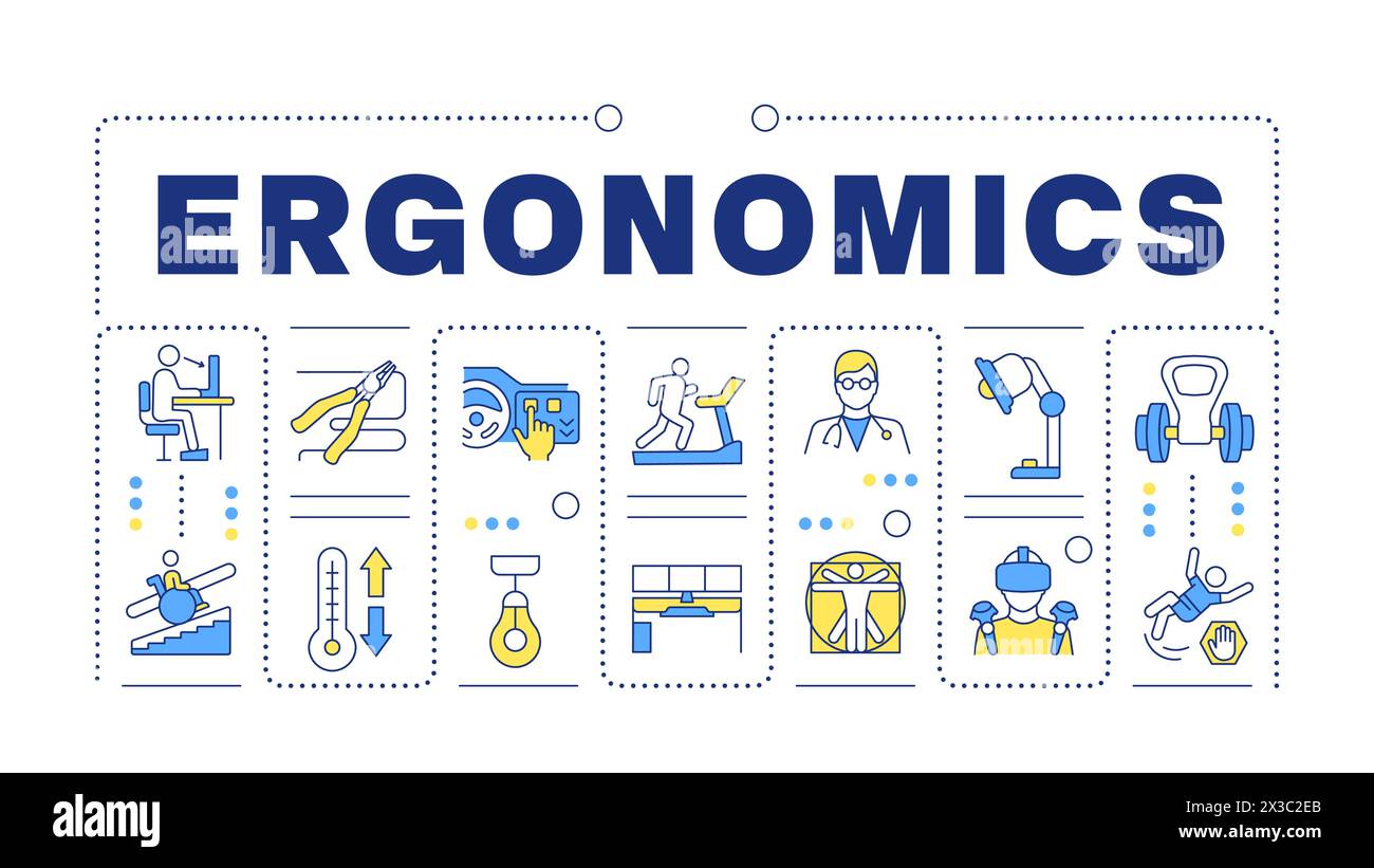 Ergonomics image Stock Vector Images - Alamy