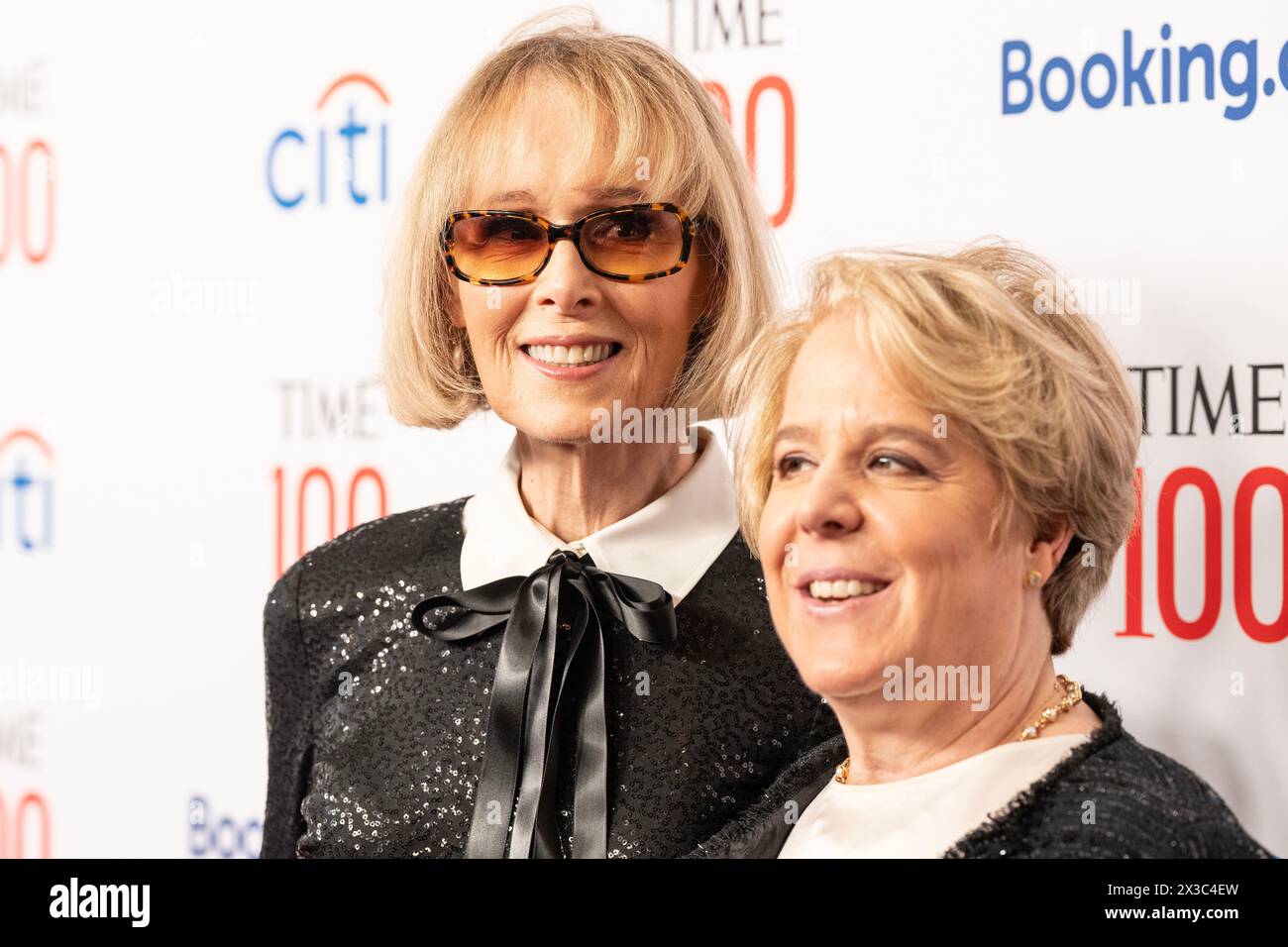E. Jean Carroll and Roberta Kaplan attend Time100 gala at Jaz at ...