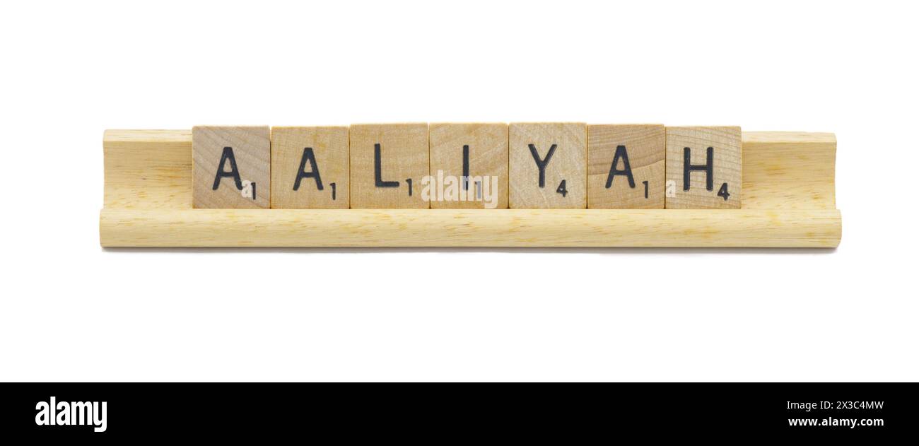 Miami, FL 4-18-24 popular baby girl first name of AALIYAH made with ...