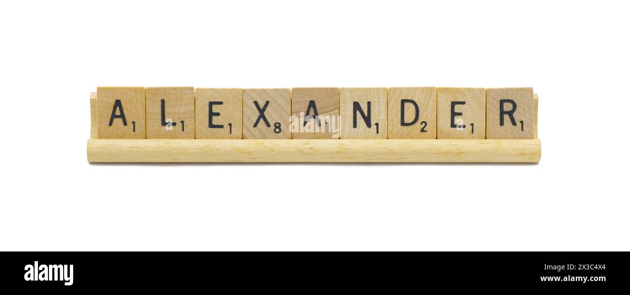 Miami, FL 4-18-24 popular baby boy first name of ALEXANDER made with ...