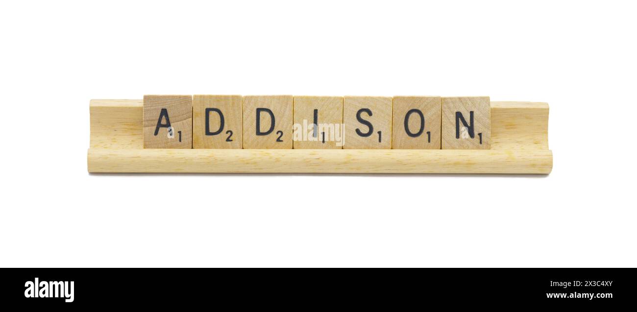 Addison girl name hi-res stock photography and images - Alamy