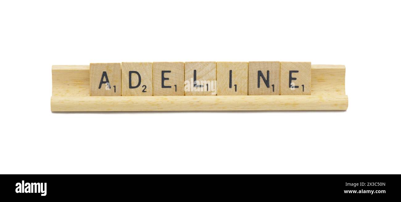 Miami, FL 4-18-24 popular baby girl first name of ADELINE made with ...