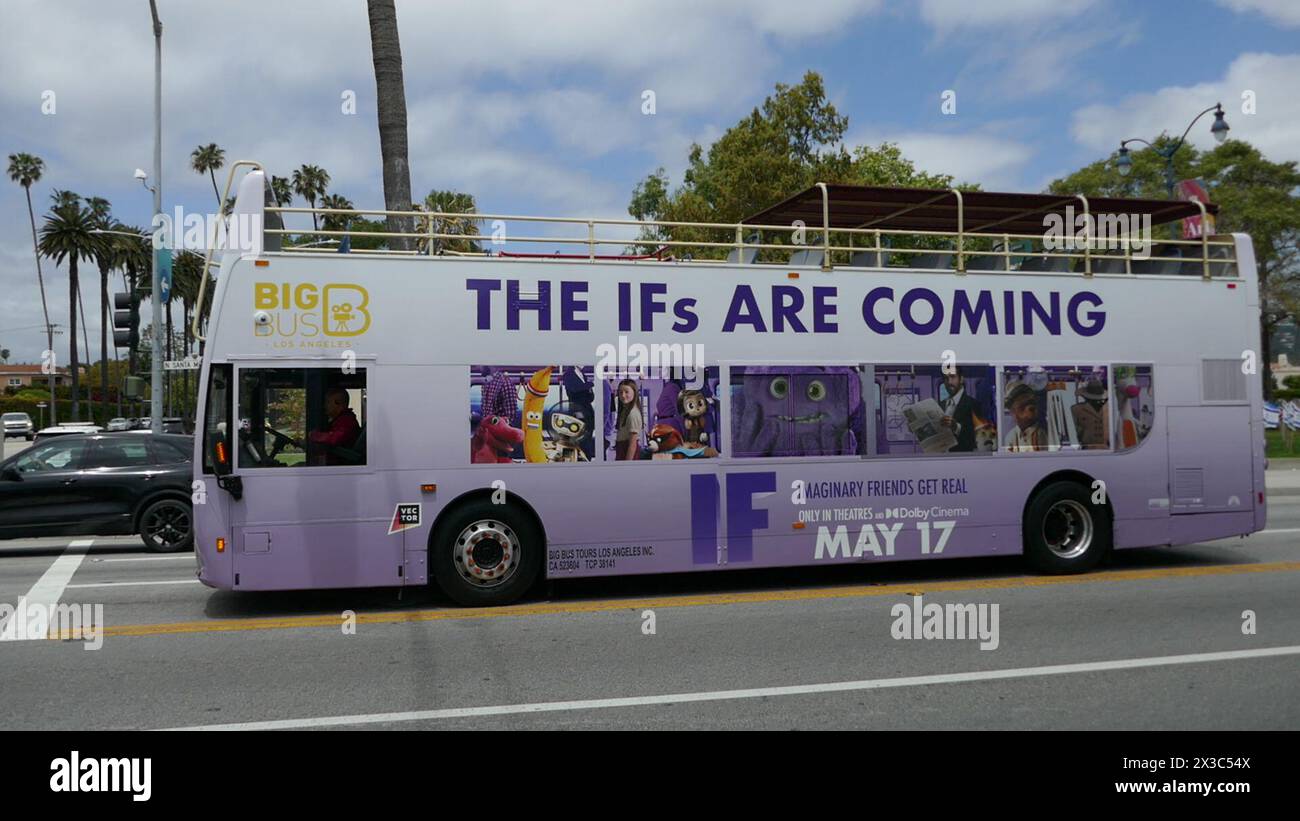 Los Angeles, California, USA 25th April 2024 If Movie Bus with Ryan ...