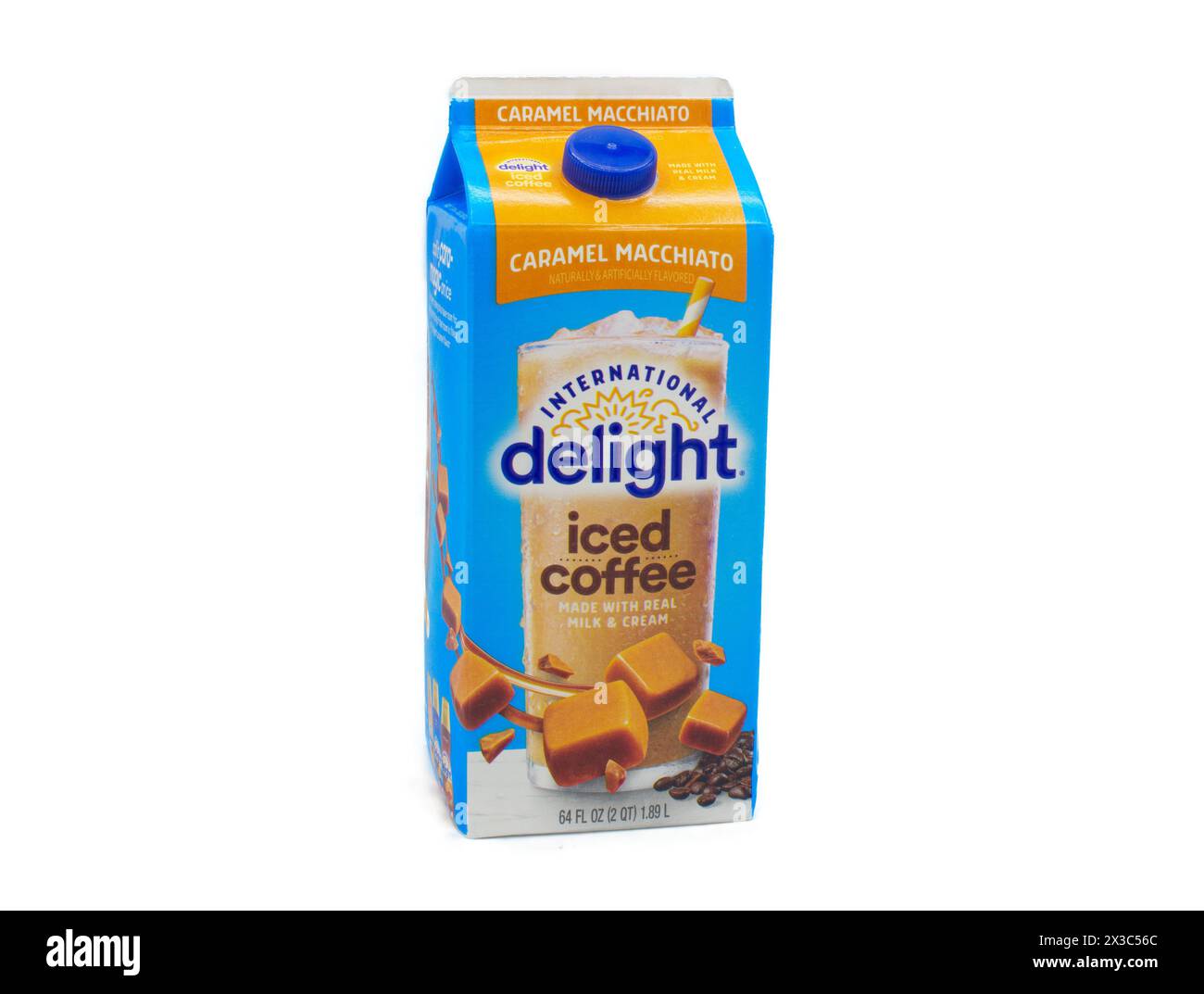 Ocala, Fl 4-20-2024 international delight caramel macchiato iced coffee ...