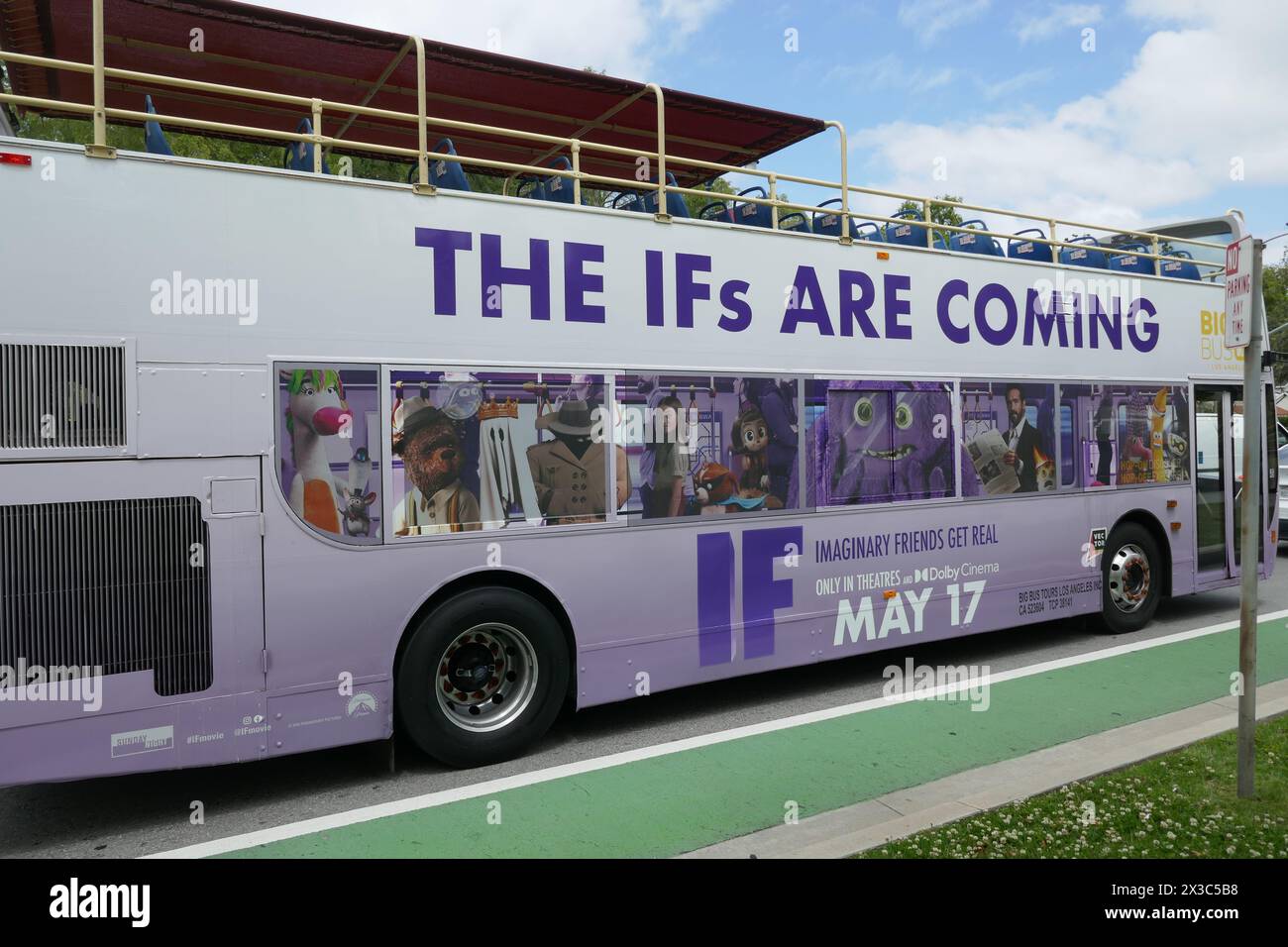 Los Angeles, California, USA 25th April 2024 If Movie Bus with Ryan ...