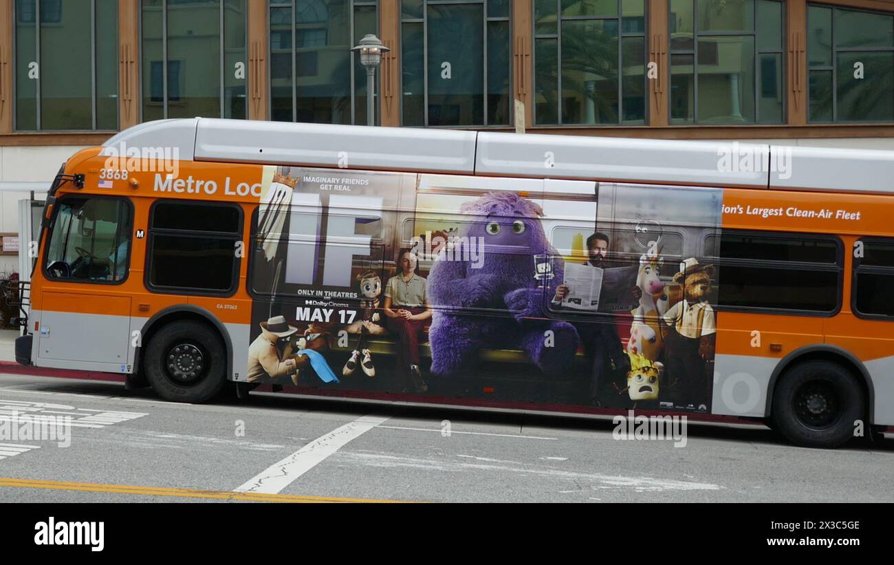 Los Angeles, California, USA 25th April 2024 If Movie Bus with Ryan ...