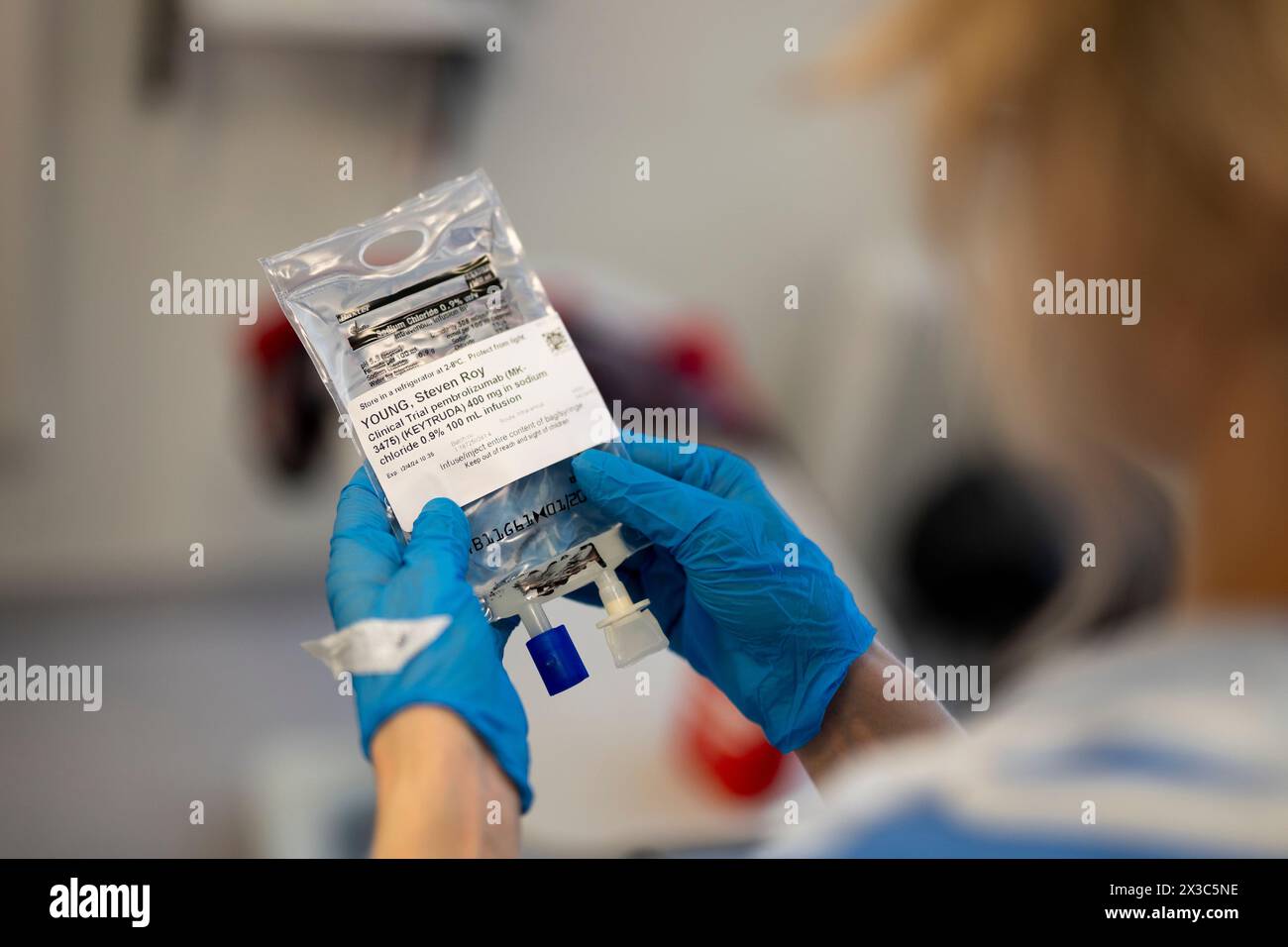 The infusion administered to patient Steve Young having received his ...