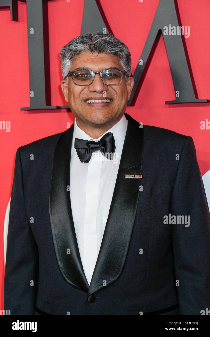 New York, United States. 25th Apr, 2024. Jigar Shah attends the Time ...