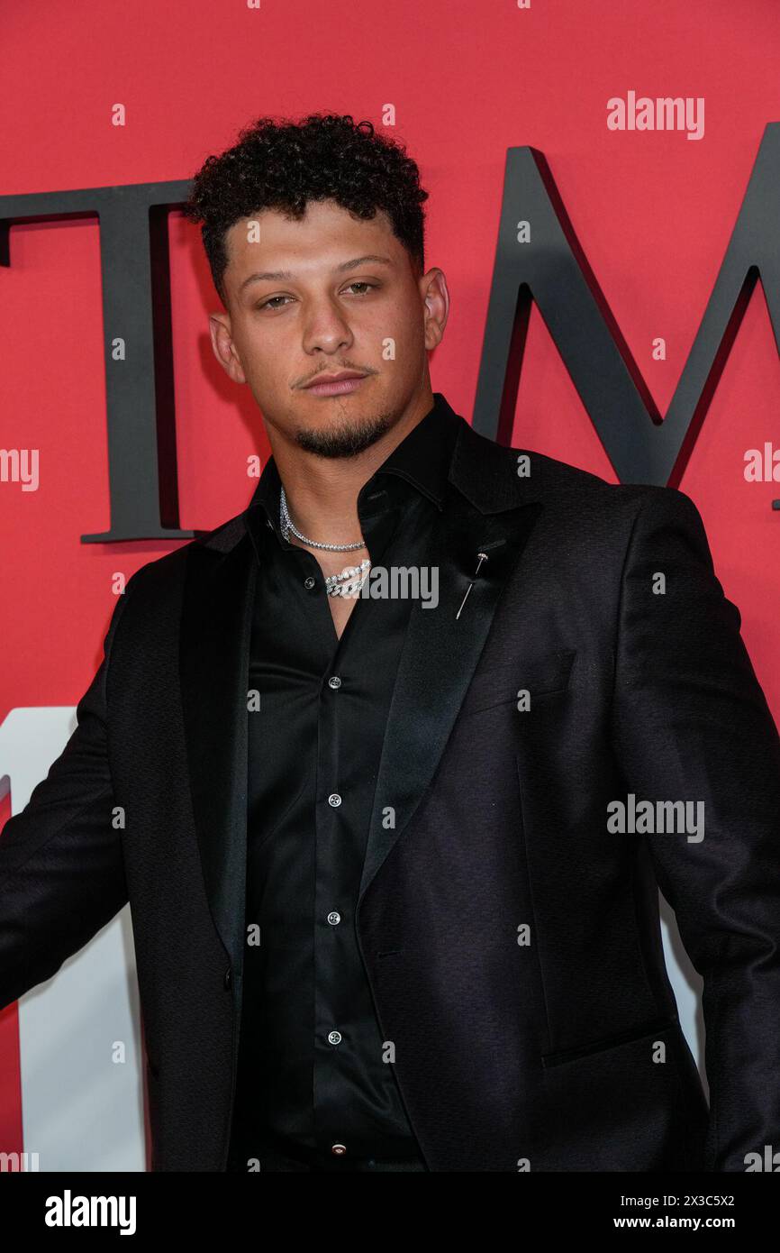 New York, United States. 25th Apr, 2024. Patrick Mahomes attends the ...