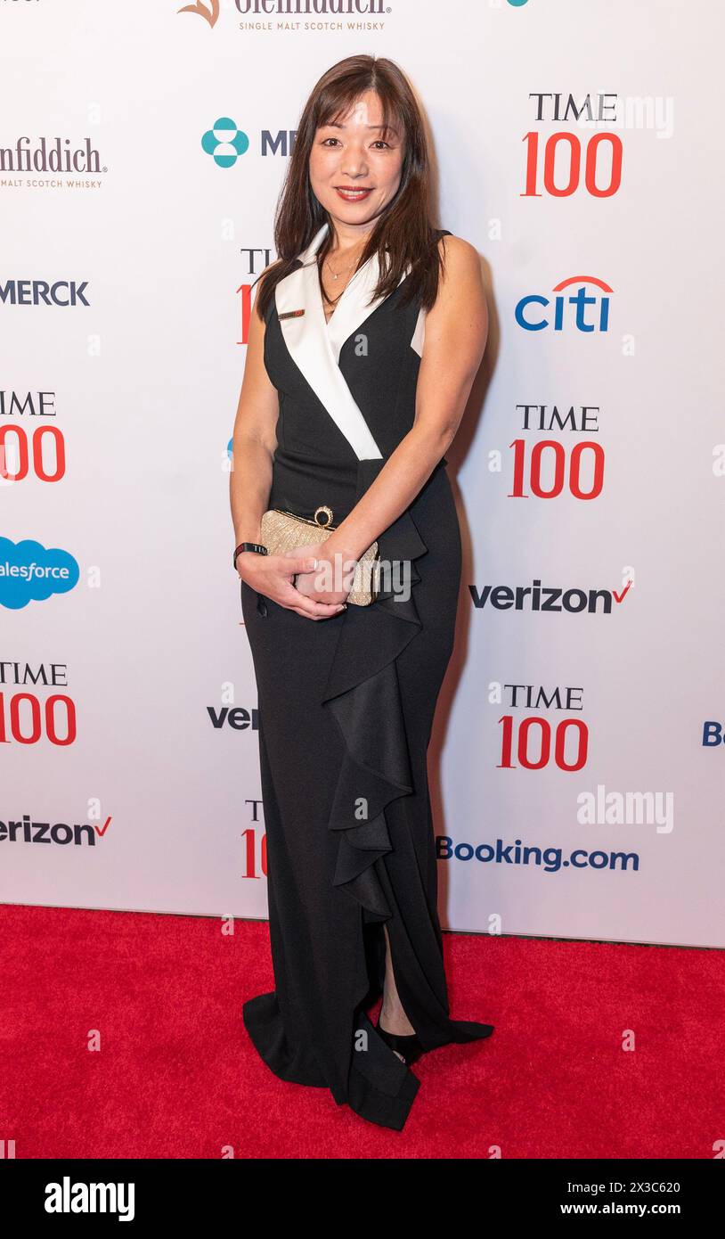 New York, USA. 25th Apr, 2024. Akiko Iwasaki attends Time100 gala at ...