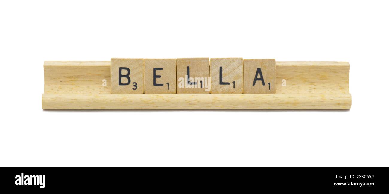 Miami, FL 4-18-24 popular baby girl first name of BELLA made with ...