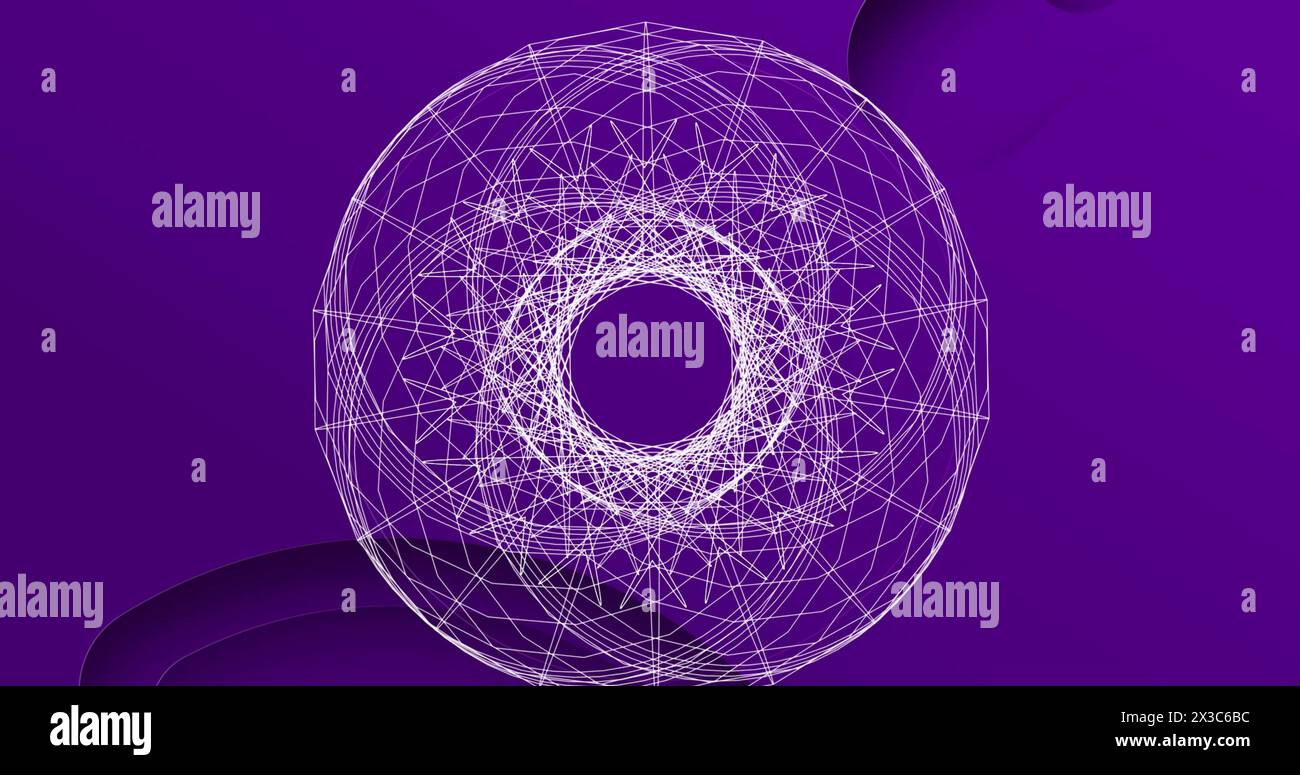 Animation white circle pulsating circles hi-res stock photography and ...