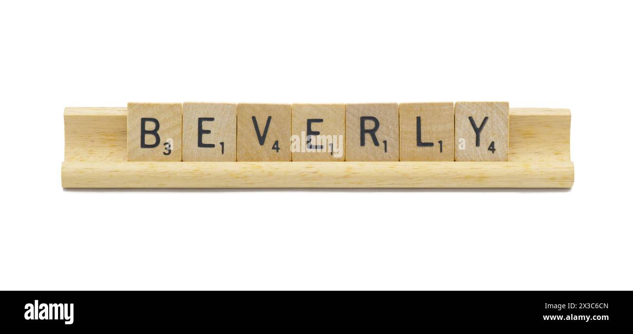 Miami, FL 4-18-24 popular baby girl first name of BEVERLY made with ...