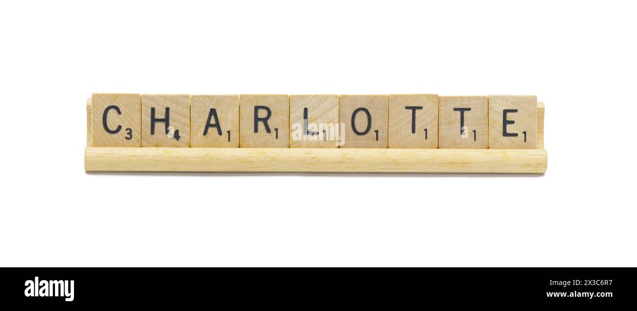 concept of popular newborn baby girl first name of CHARLOTTE made with ...