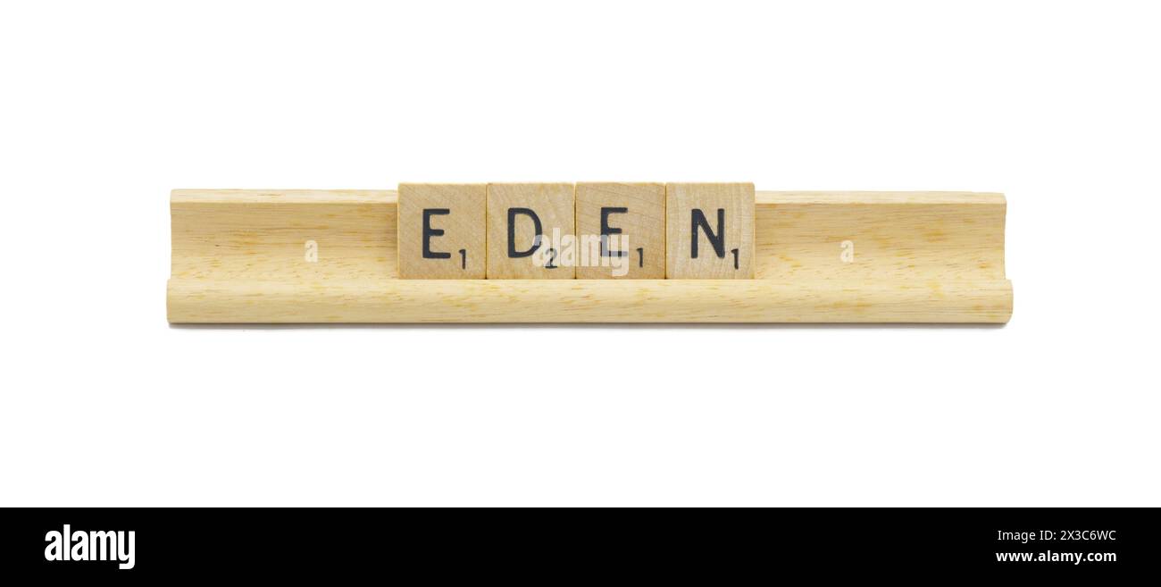 Miami, FL 4-18-24 popular baby girl first name of EDEN made with square ...