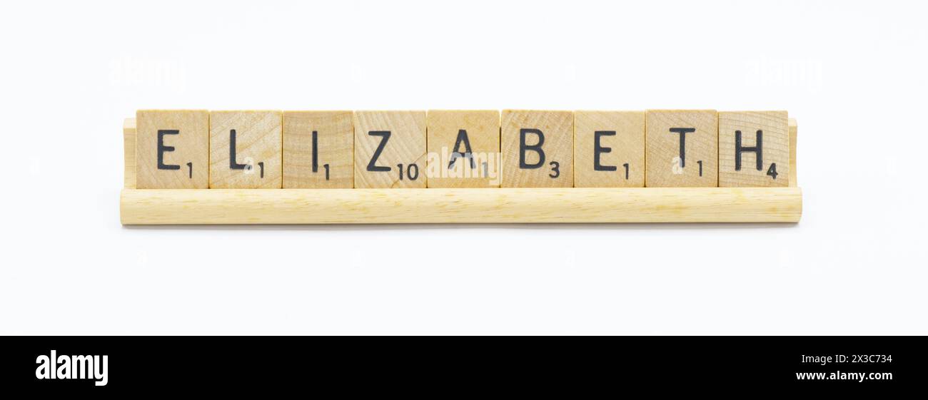 Miami, FL 4-18-24 popular baby girl first name of ELIZABETH made with ...