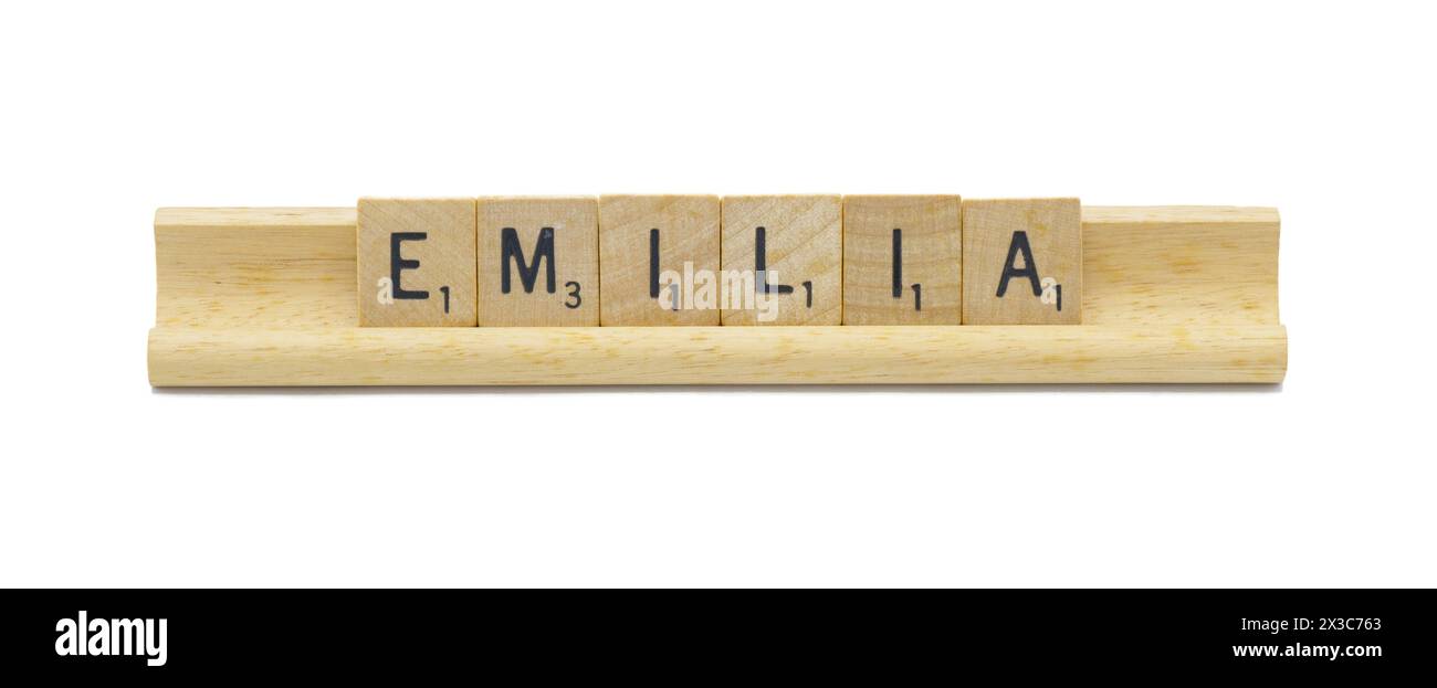 Miami, FL 4-18-24 popular baby girl first name of EMILIA made with ...