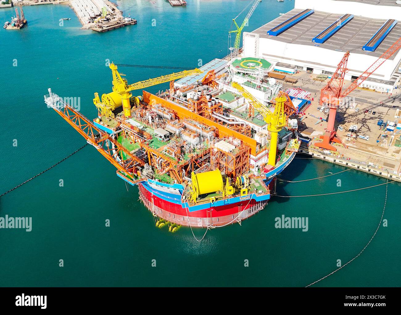 QINGDAO, CHINA - APRIL 26, 2024 - The Haikui No. 1 Floating Production ...