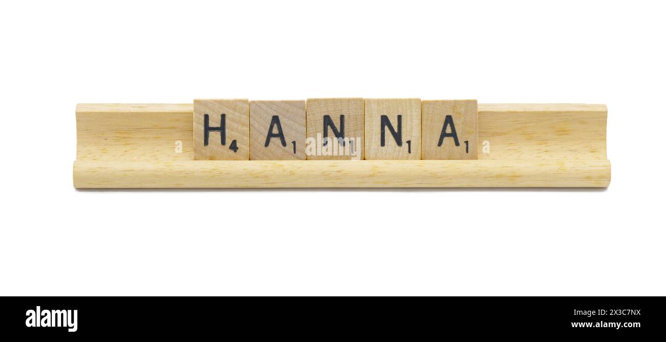 Miami, FL 4-18-24 popular baby girl first name of HANNA made with ...