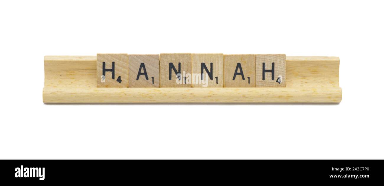 Miami, FL 4-18-24 popular baby girl first name of HANNAH made with ...