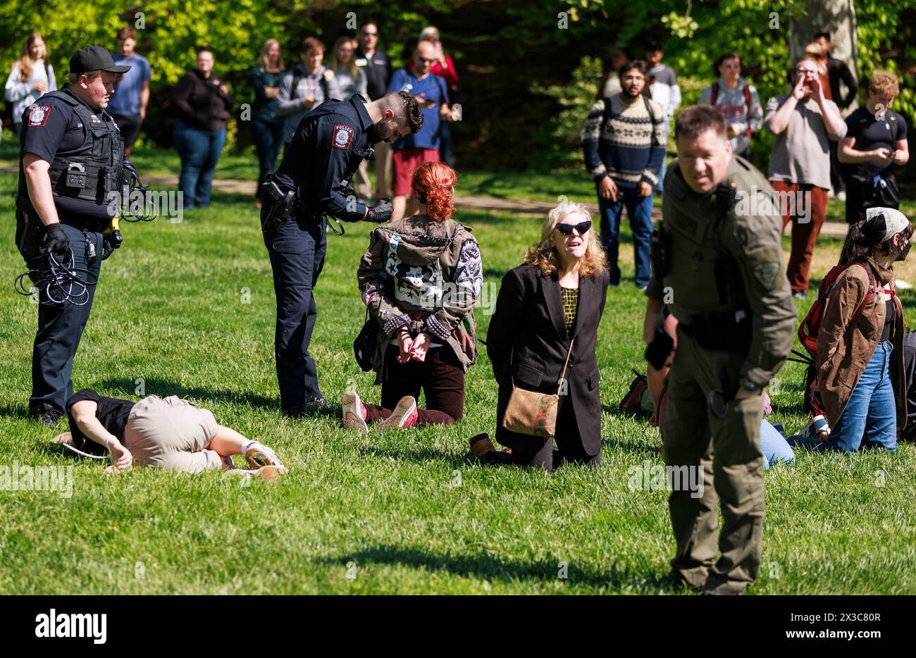 Bloomington, USA. 25th Apr, 2024. BLOOMINGTON, INDIANA - APRIL 25 ...