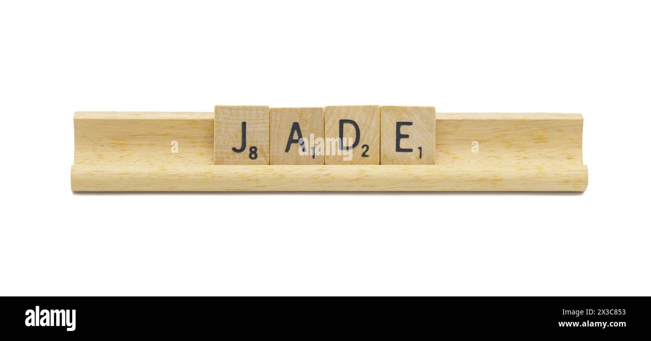 Miami, FL 4-18-24 popular baby girl first name of JADE made with square ...