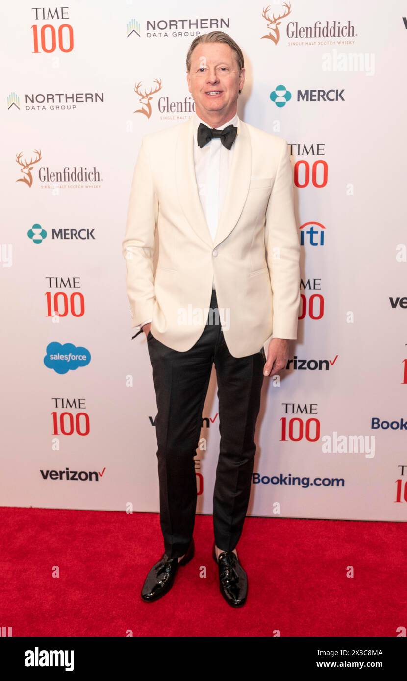 New York New York Usa 25th Apr 2024 Hans Vestberg Attends Time100
