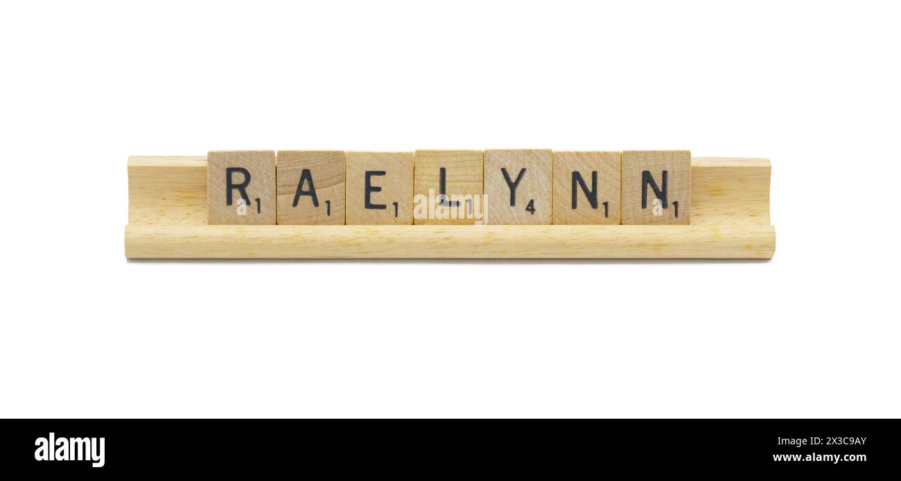 Miami, FL 4-18-24 popular baby girl first name of RAELYNN made with ...