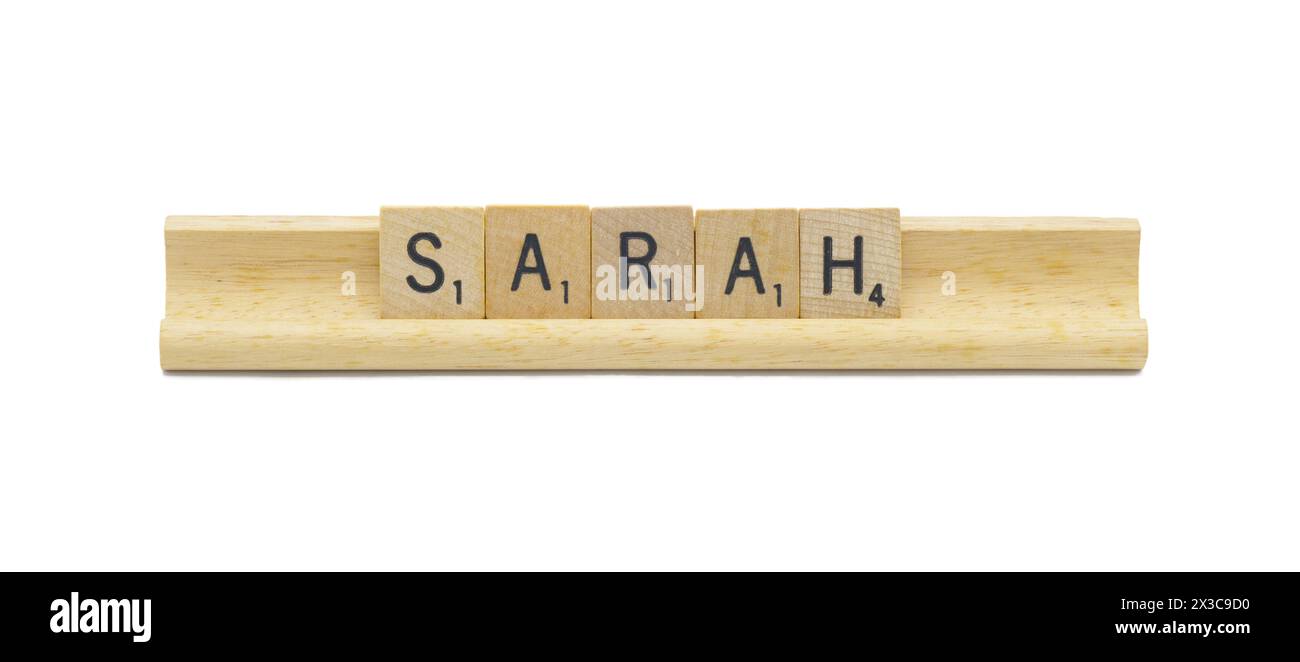 Miami, FL 4-18-24 popular baby girl first name of SARAH made with ...