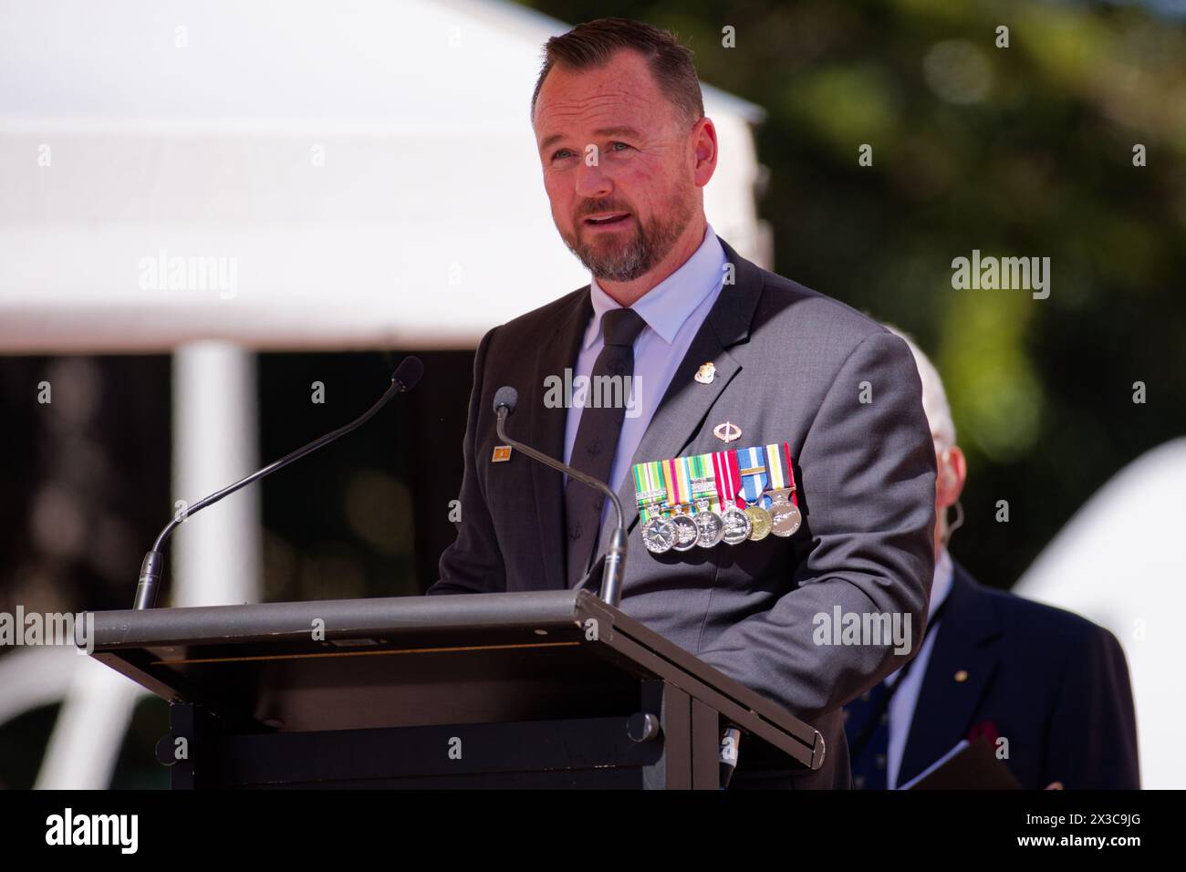 Sydney, Australia. 25th Apr, 2024. Mick Bainbridge RSL NSW President ...