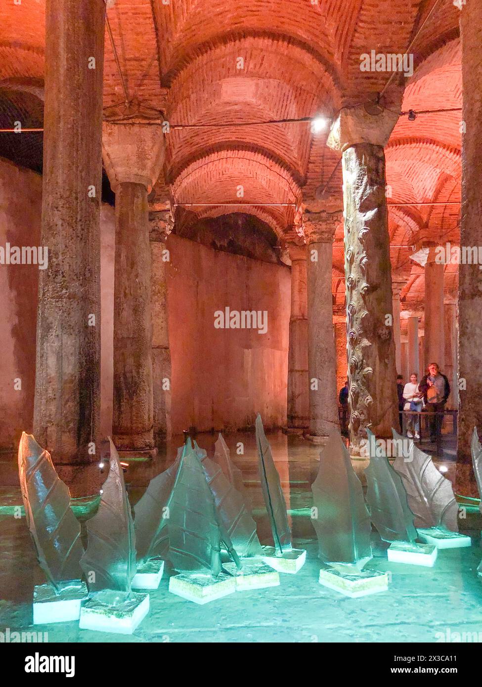 Istanbul, Turkey - April 1, 2024: The Basilica Cistern, - Yerebatan ...