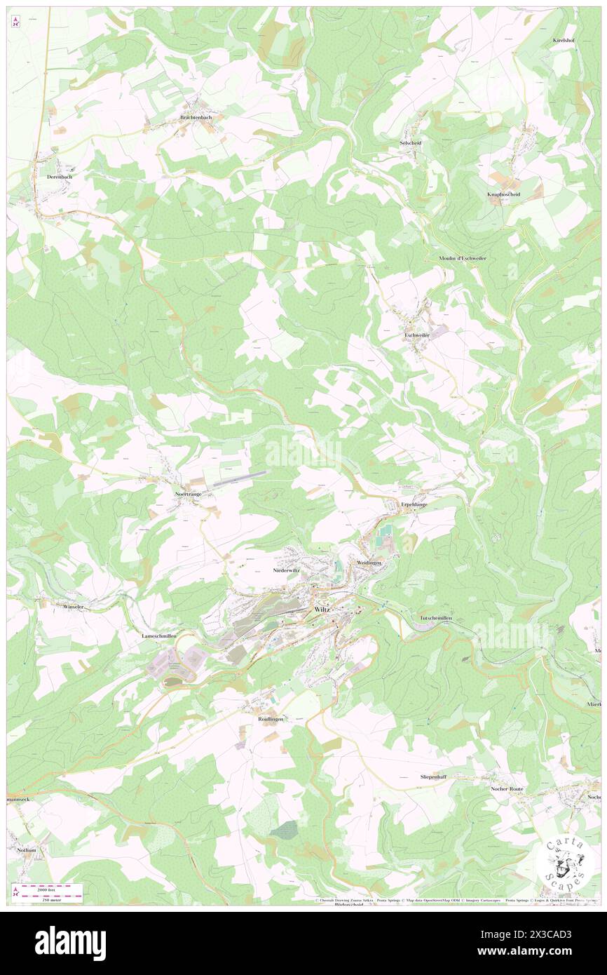 Wiltz, , BE, Belgium, , N 49 57' 0'', N 6 1' 0'', map, Cartascapes Map ...