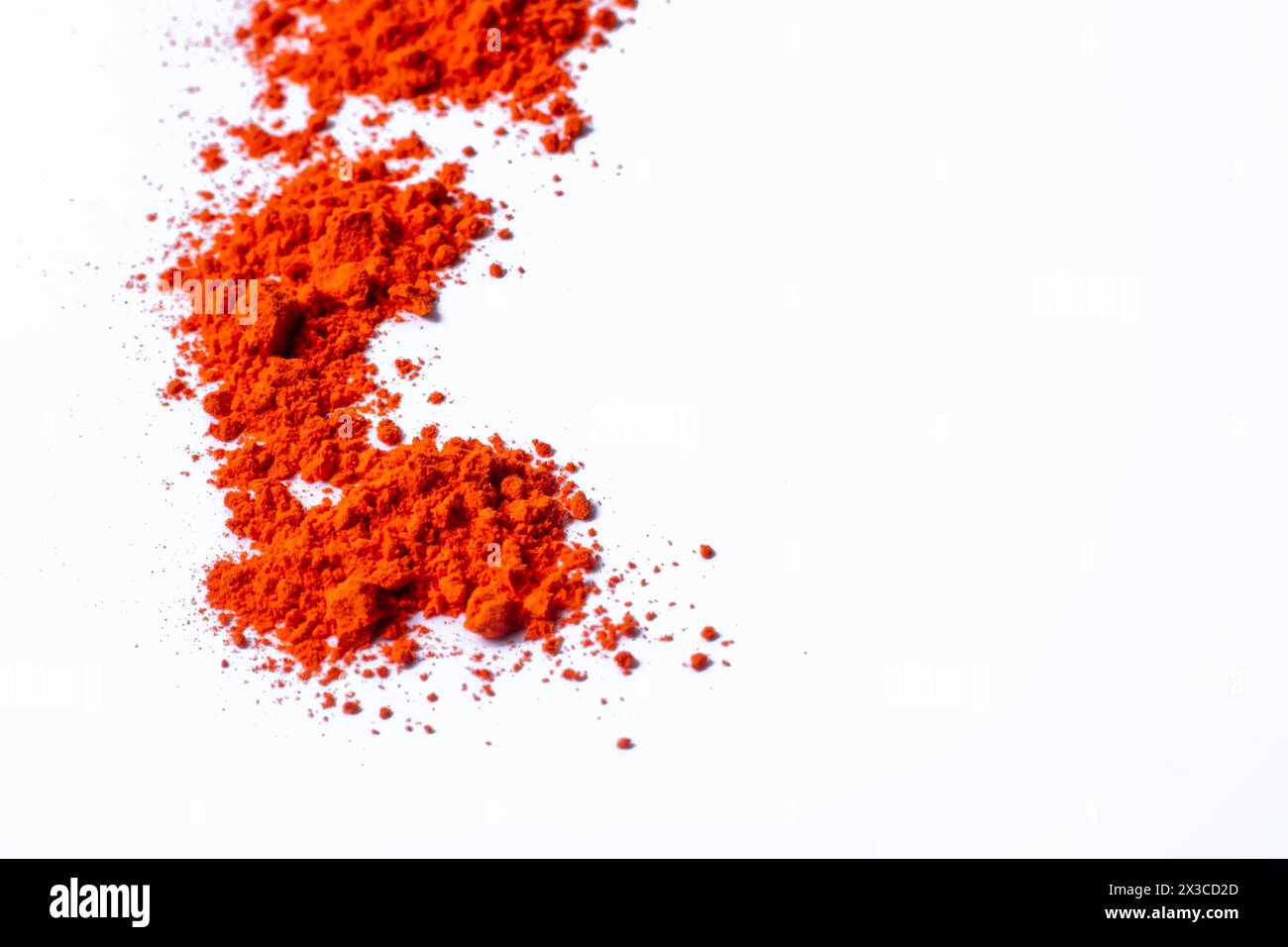 Colorful holi powder isolated on white background. Holi is Indian ...