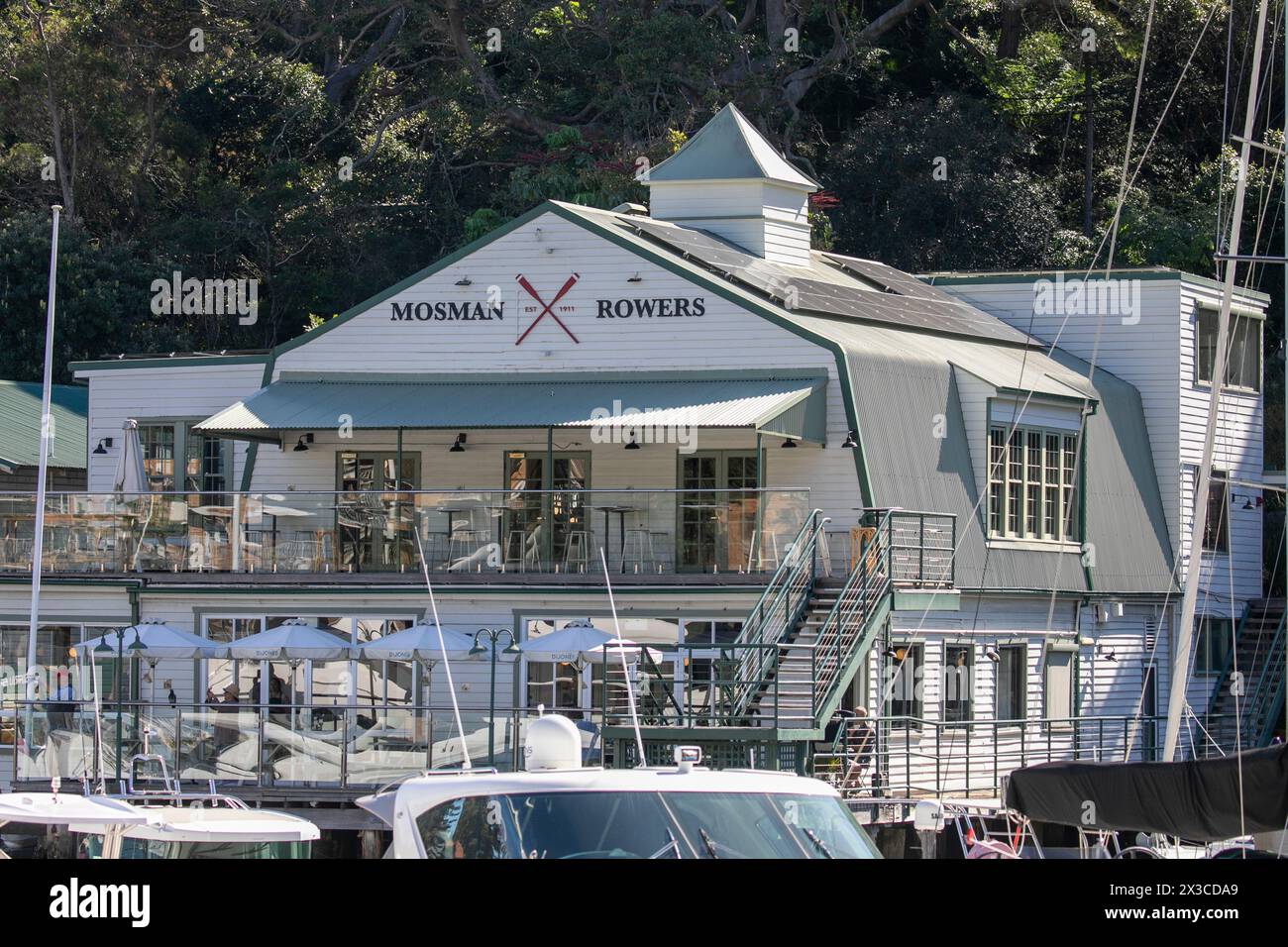 Mosman Rowers club in Mosman Bay, opened in 1911 and one of Sydney's ...
